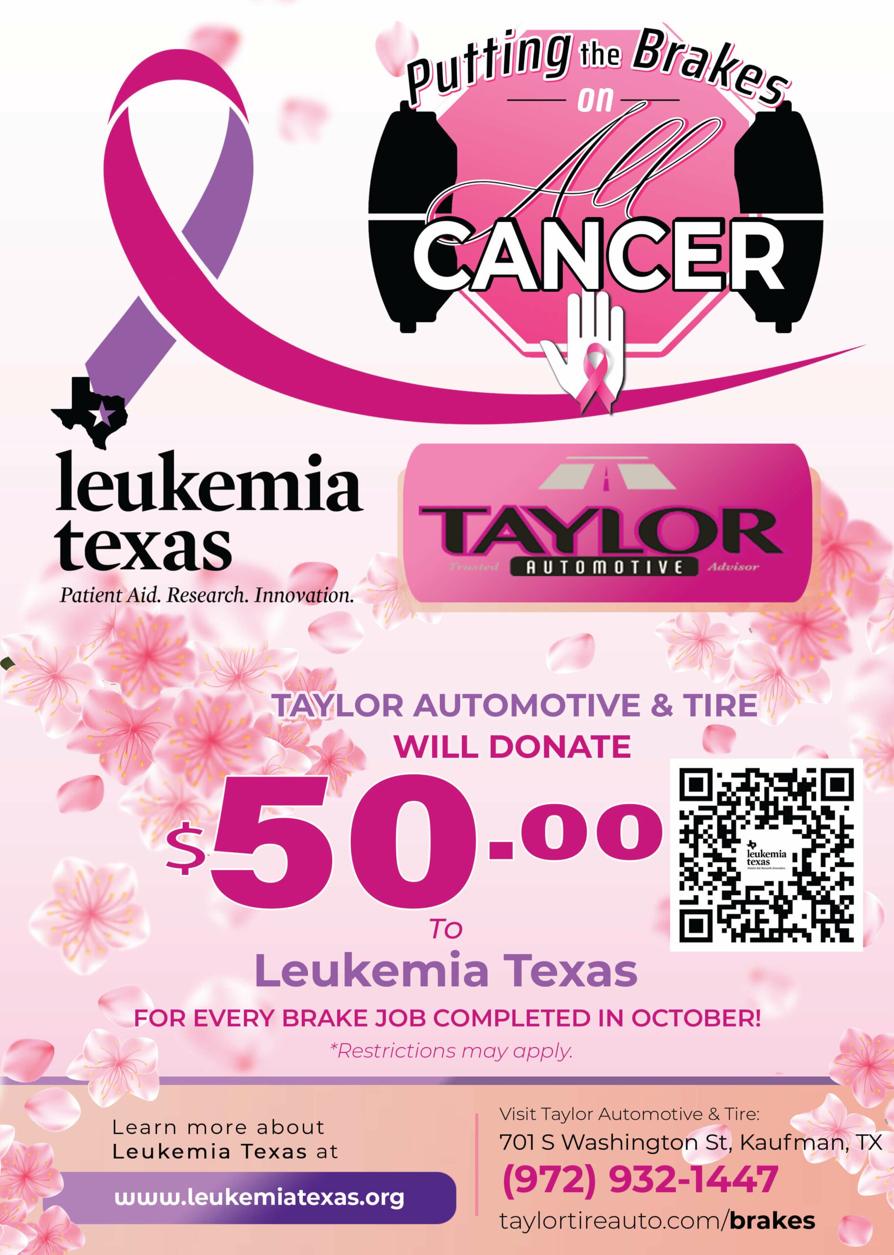 Putting the Brakes on Cancer | Leukemia Texas
