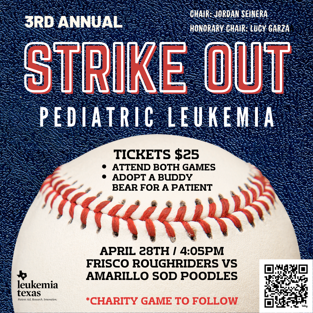 Save the Date: 3rd Annual Strike Out Pediatric Leukemia Baseball Game ...